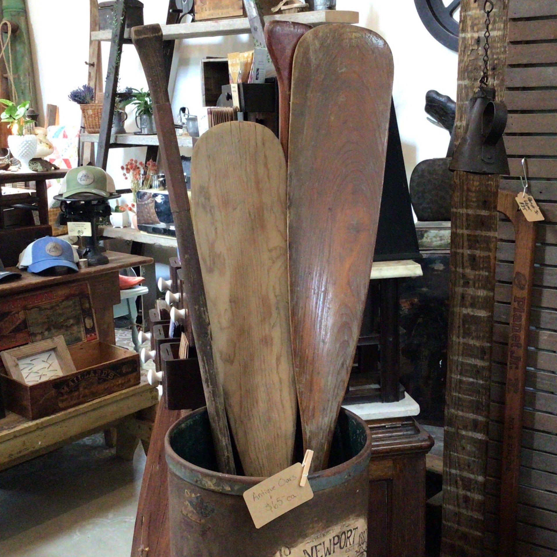 Antique Paddles | Mayflower Mercantile