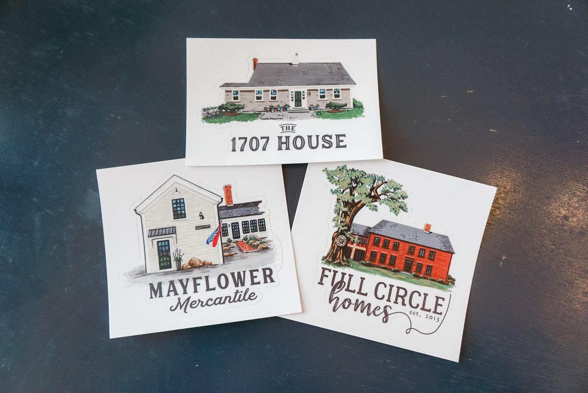 Full Circle Homes House Stickers | Mayflower Mercantile