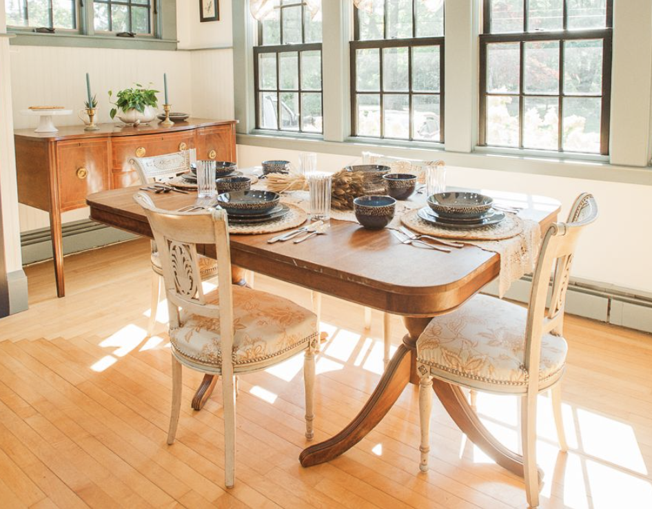 Double Pedestal Table | Mayflower Mercantile