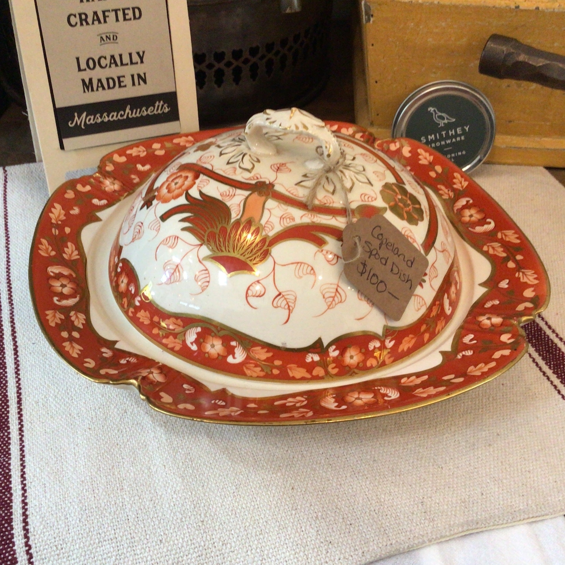 Copeland Spode Dish with Top | Mayflower Mercantile