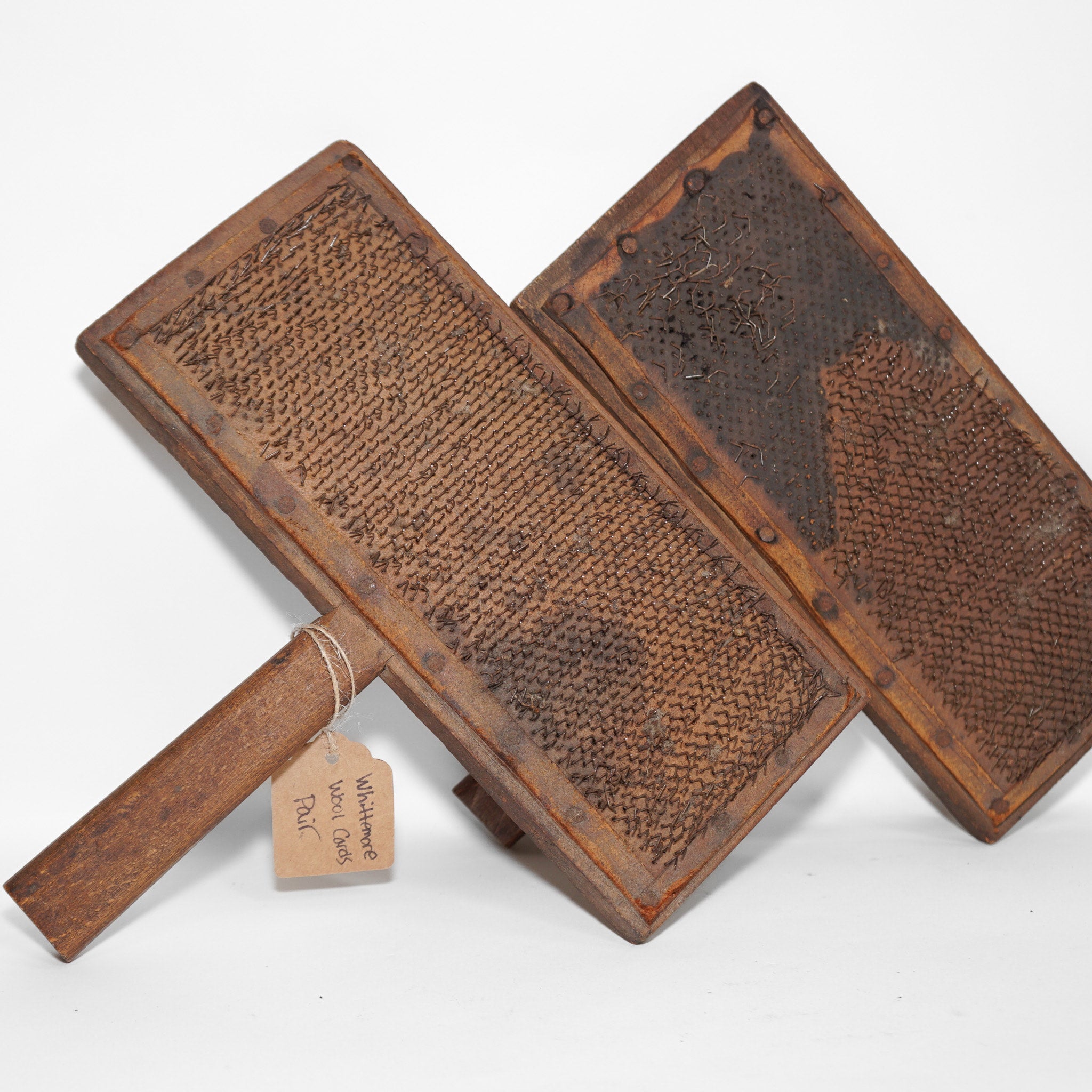 Whittemore No. 8 Wool Cards / Pair | Mayflower Mercantile