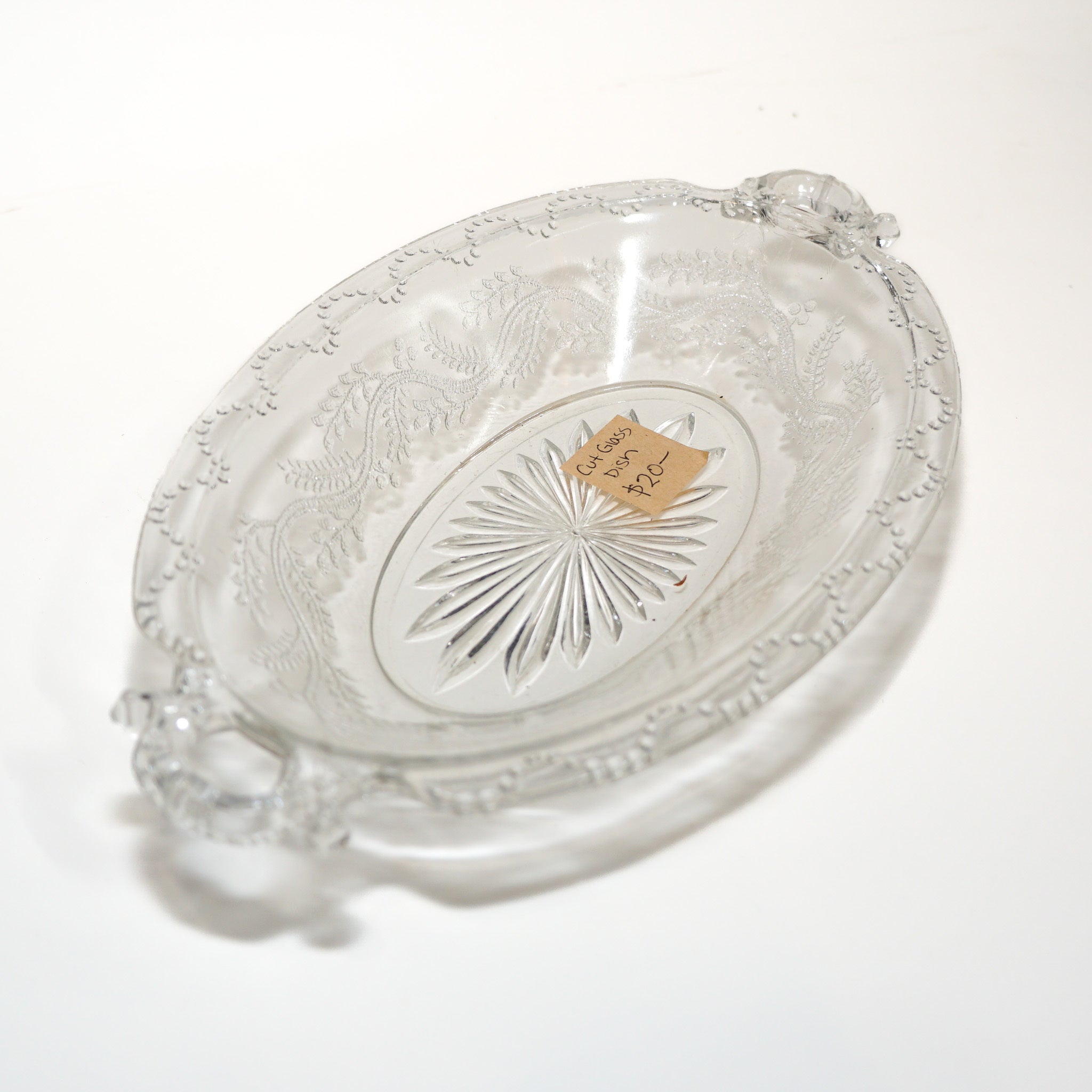 Cut Glass Dish | Mayflower Mercantile