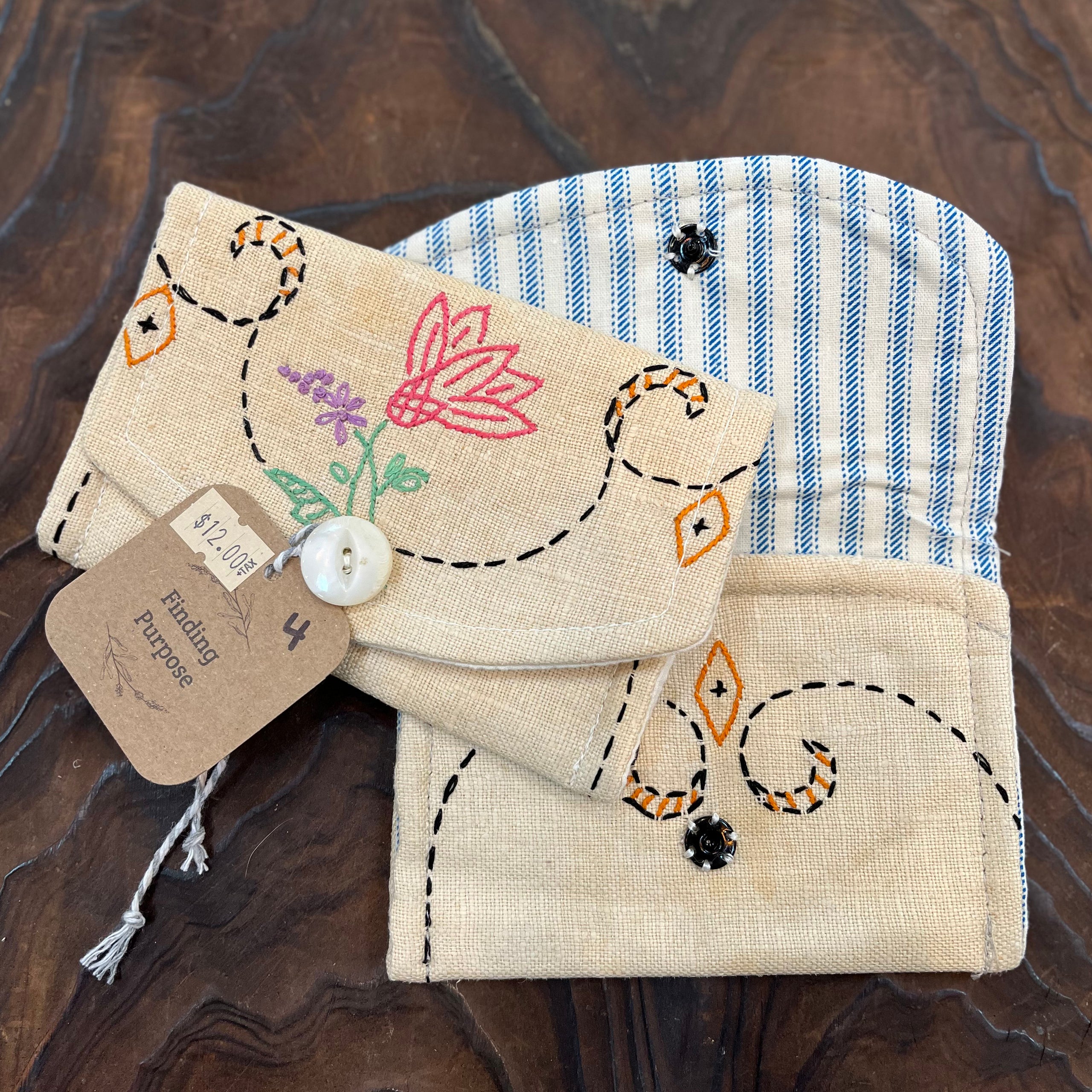 Vintage Fabric Envelope Bags by Finding Purpose | Mayflower Mercantile