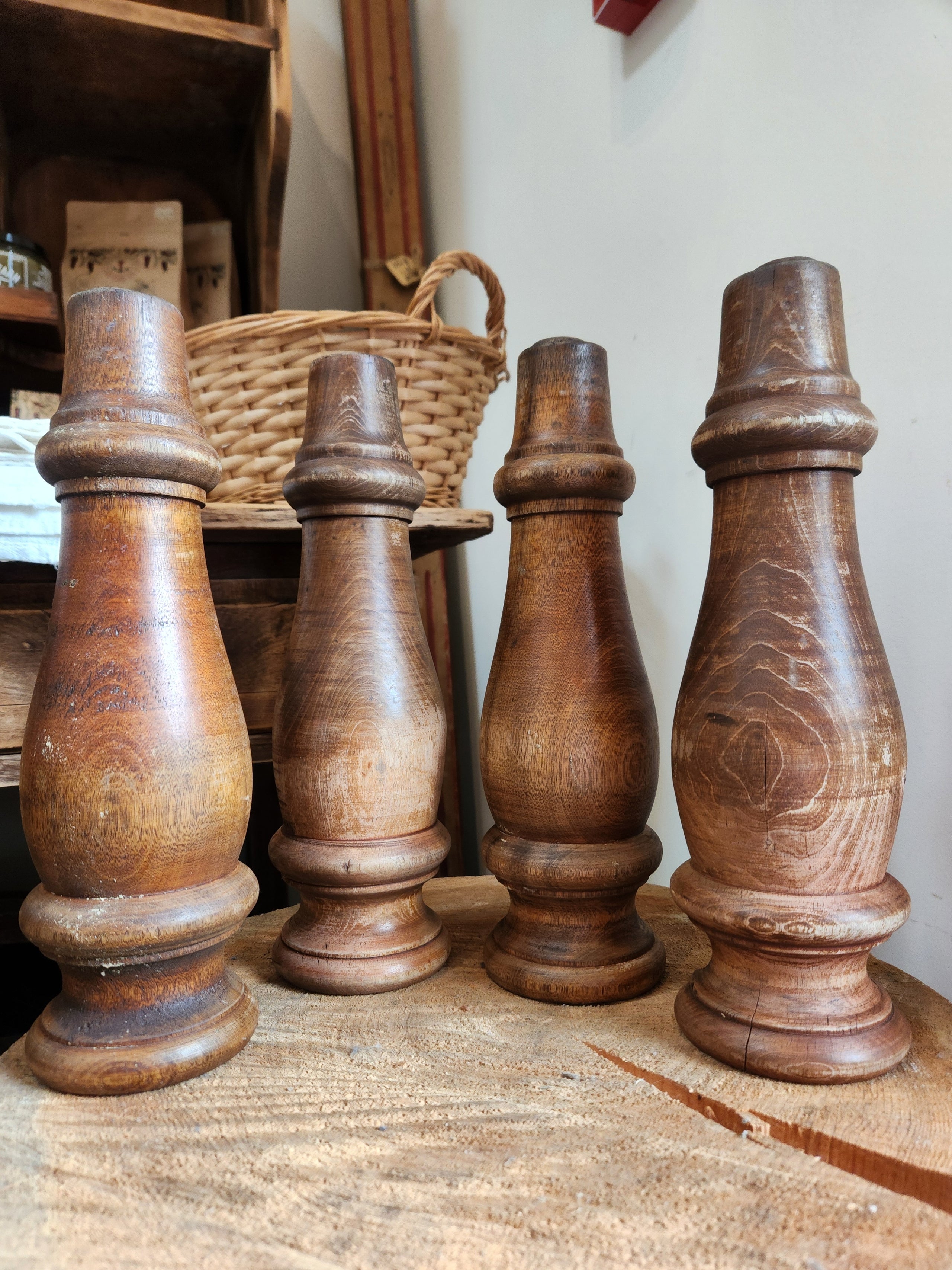 Antique Salvage Coffee Table Legs | Mayflower Mercantile